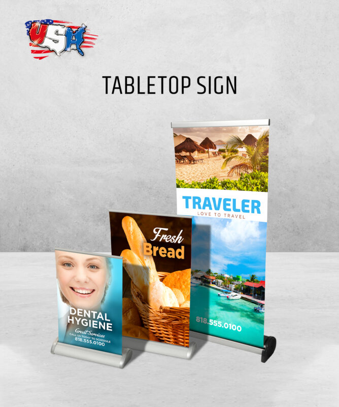 Table Top Banners - USA Printing & Signs