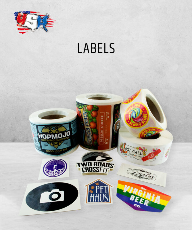 Specialty Labels - USA Printing & Signs